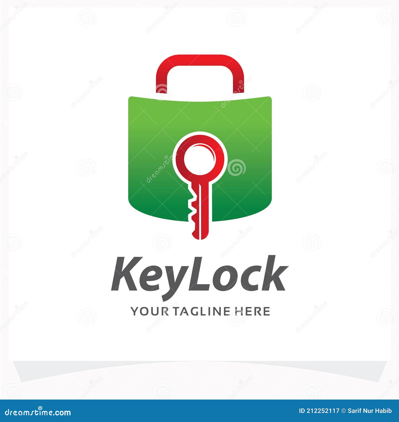 Key Lock Logo Design Template Stock Vector - Illustration of pictogram ...