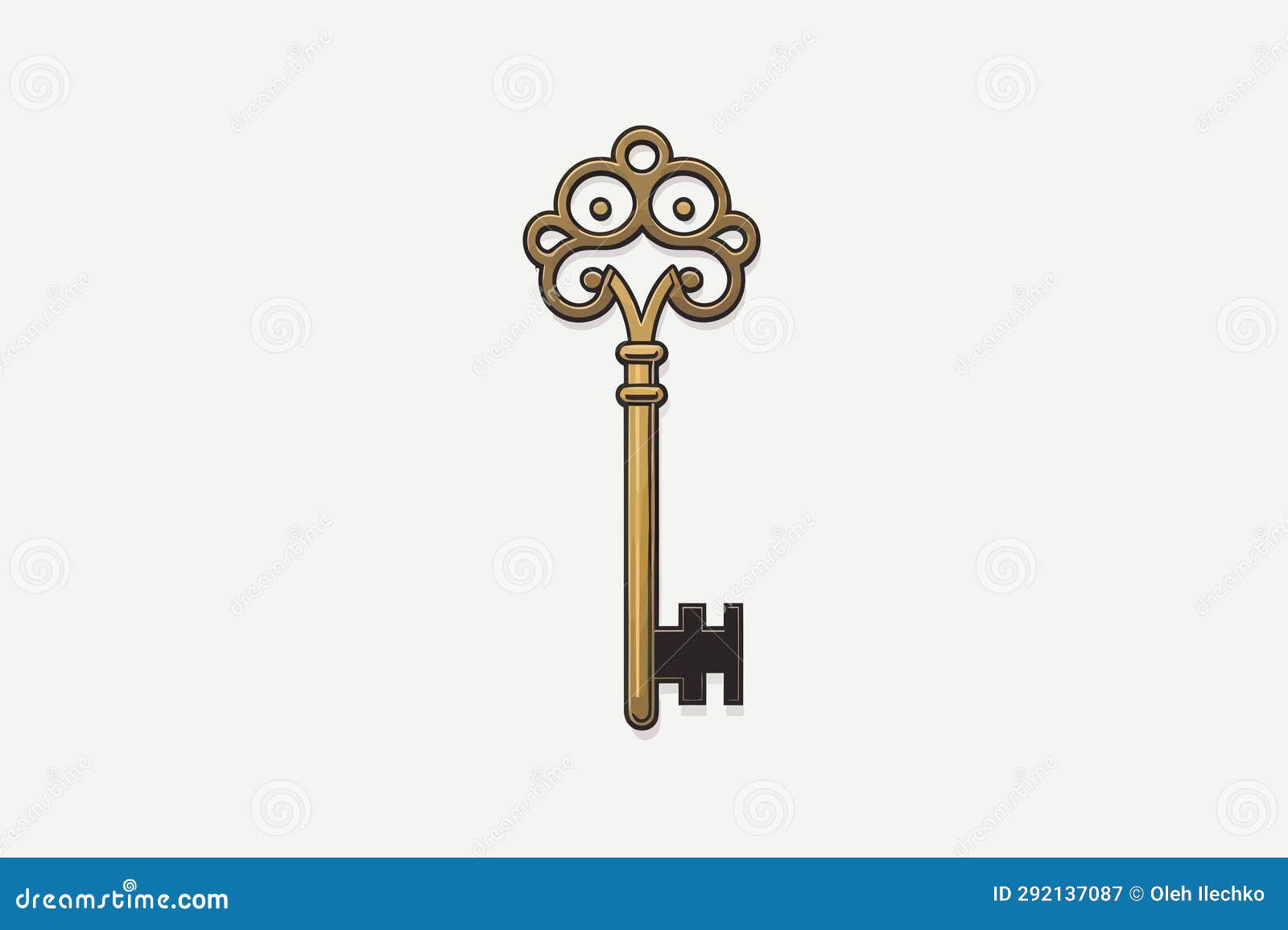 Key and Lock Vector Flat Minimalistic Isolated Vector Style ...