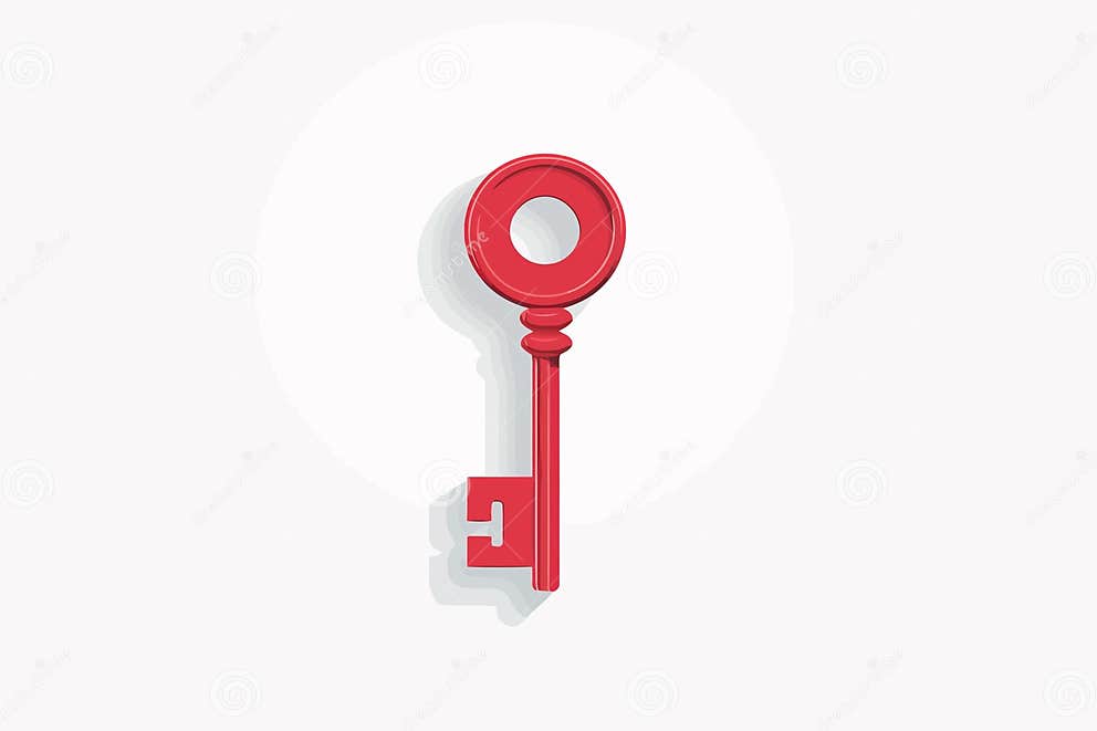 Key and Lock Vector Flat Minimalistic Isolated Vector Style ...