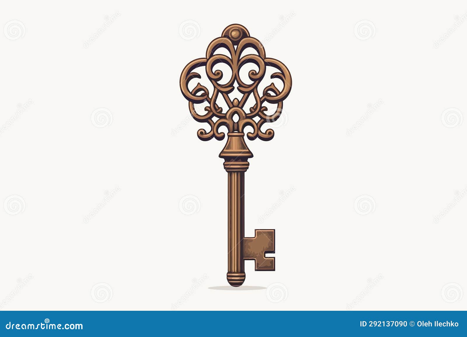 Key and Lock Vector Flat Minimalistic Isolated Vector Style ...
