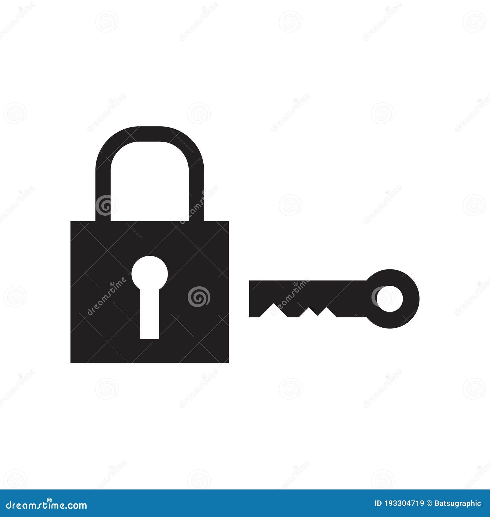 Key and Lock Vector Icon Logo Design Stock Vector - Illustration of ...