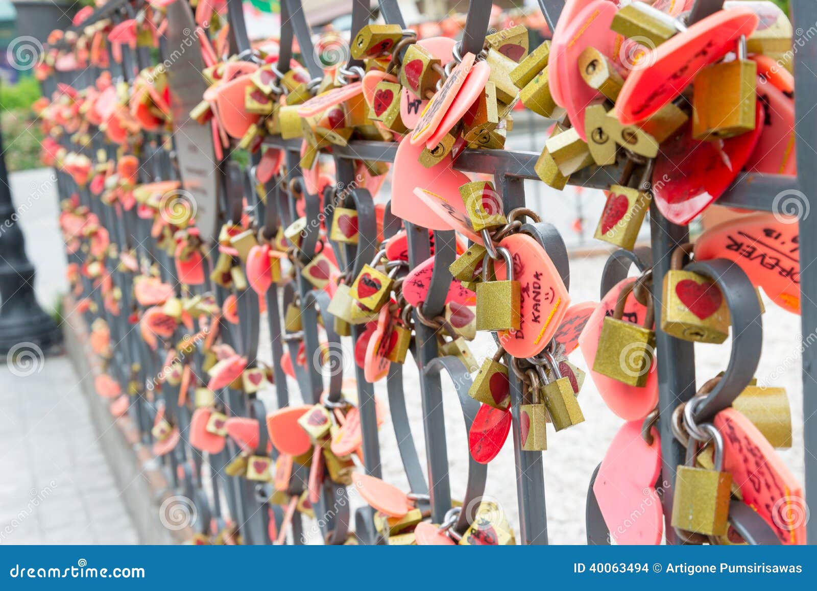 Key locking on fence stock photo. Image of arts, ceremony - 40063494