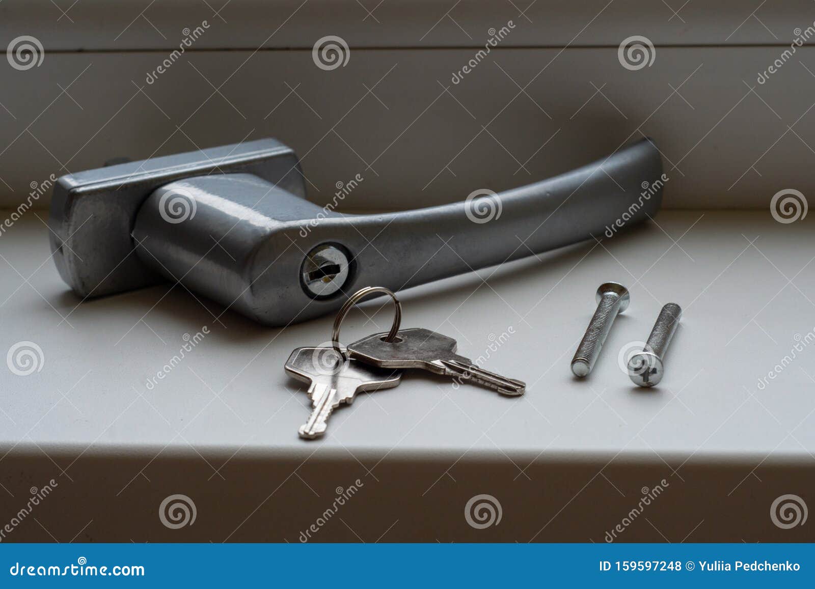 Key Locking Window with Key for Kids Safety. Window Restrictors in the ...