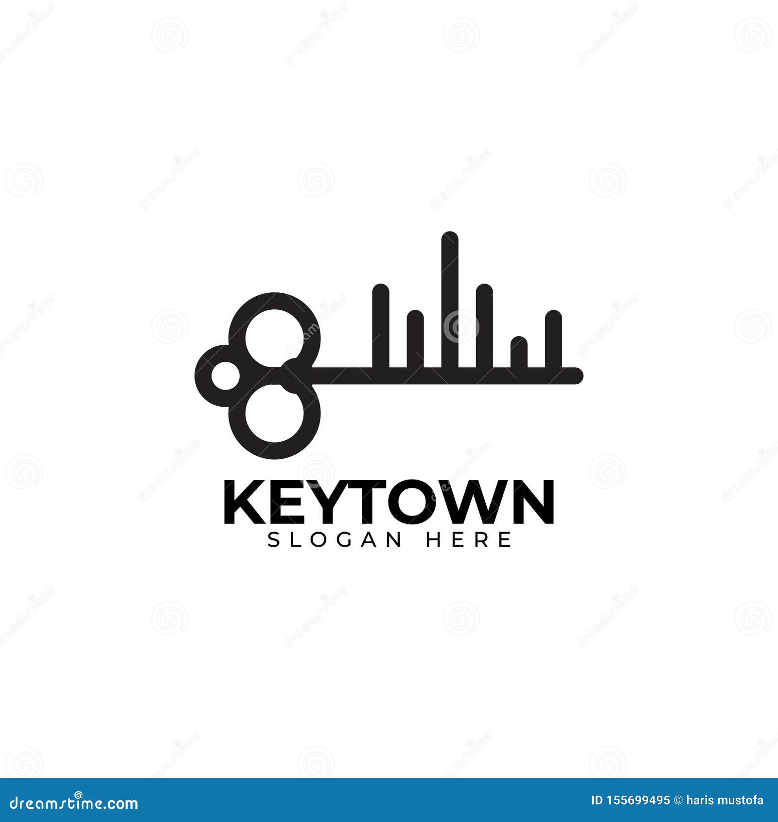 Key Logo Design Template Vector Isolated Illustration Stock Vector ...