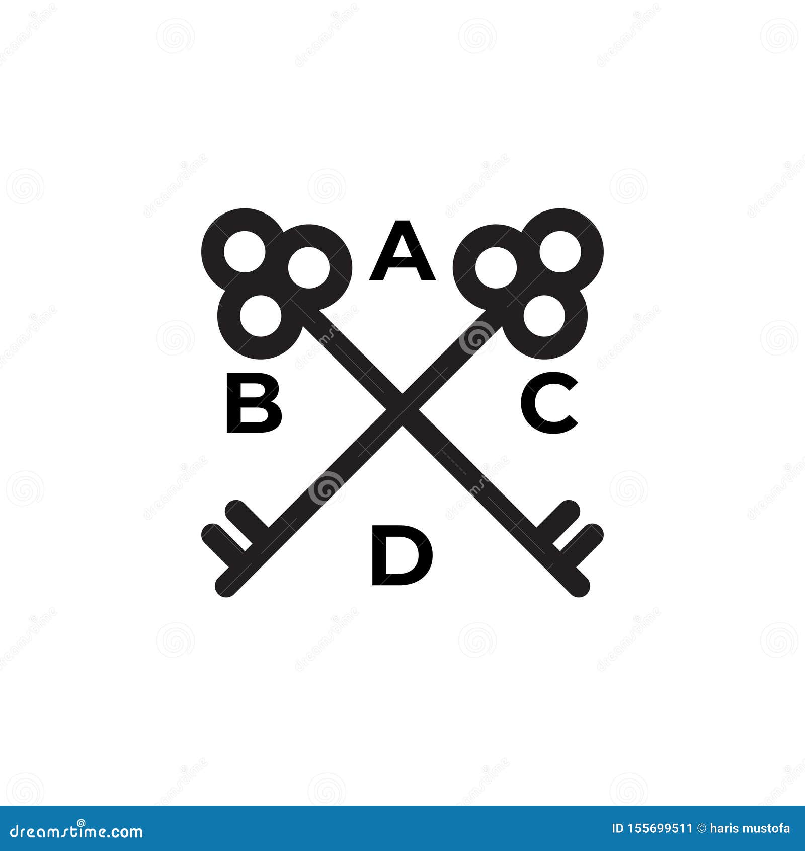 Key Logo Design Template Vector Isolated Illustration Stock Vector ...