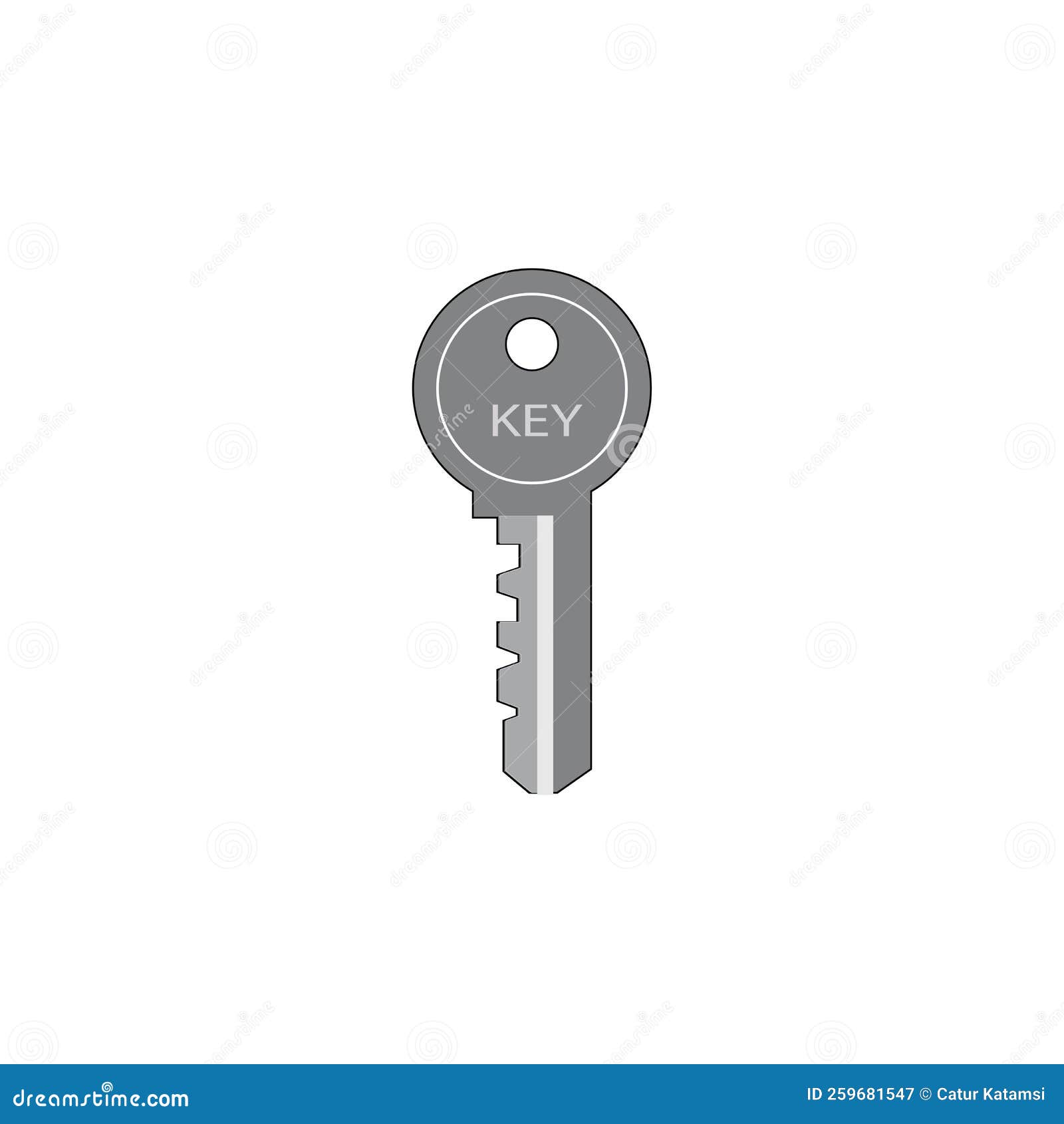 Key logo icon vector stock illustration. Illustration of open - 259681547