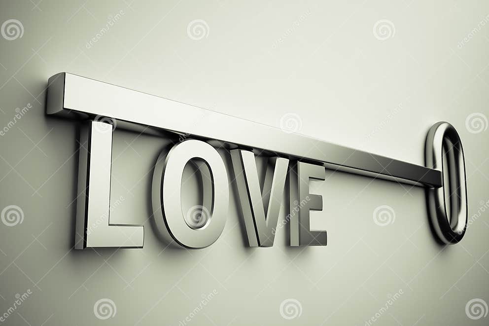 Key with love stock image. Image of creative, abstract - 36887447