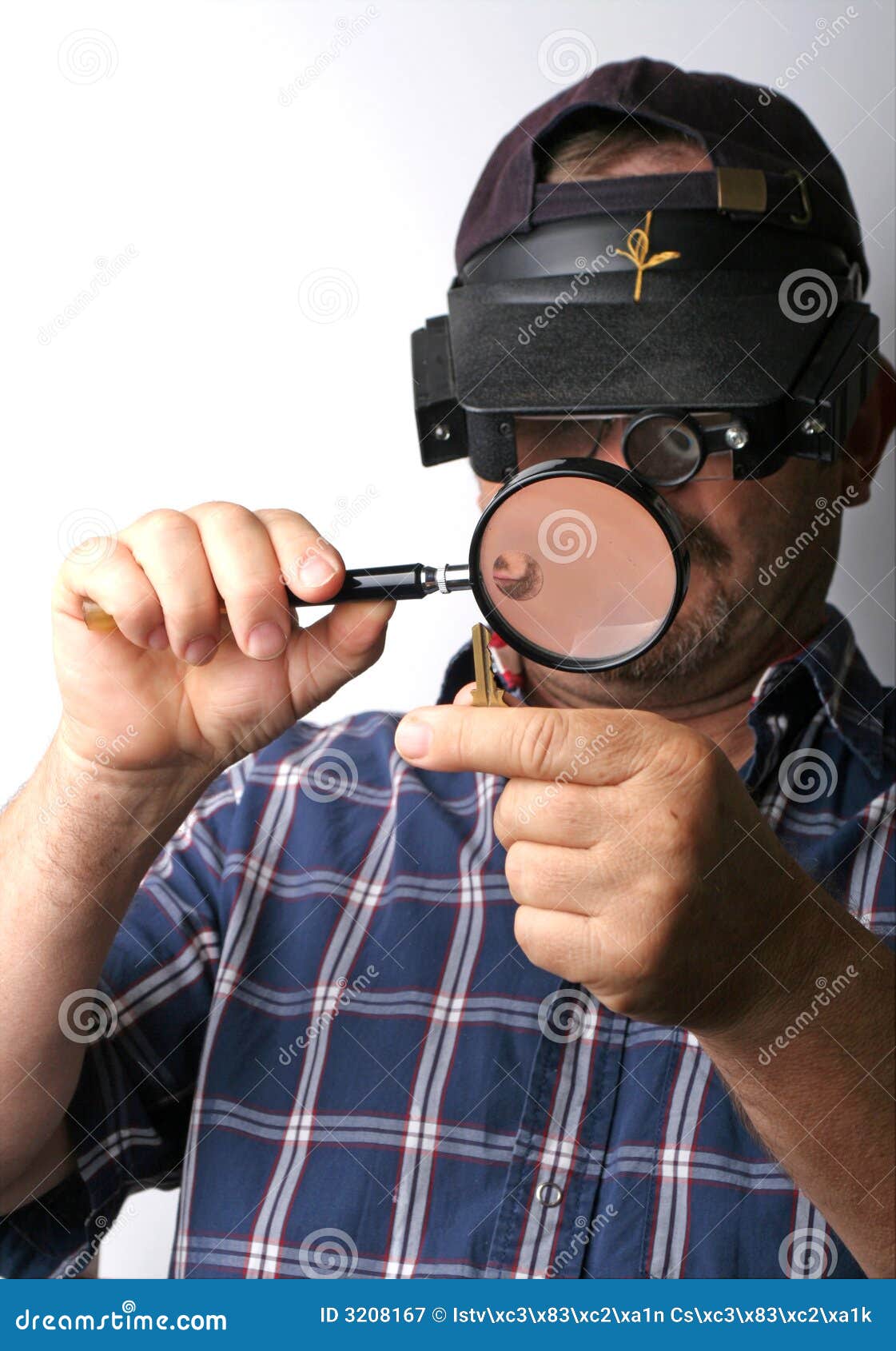 Key-maker stock image. Image of perfect, fine, magnifying - 3208167
