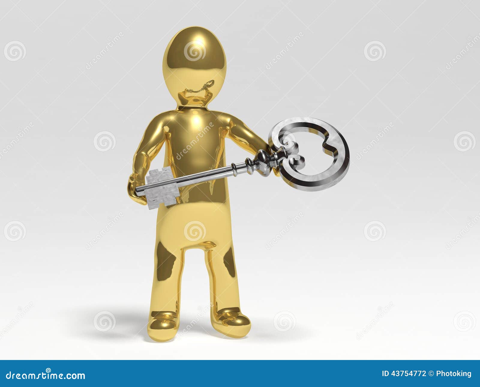 Key man stock illustrationer. Illustration av grabb, män - 43754772