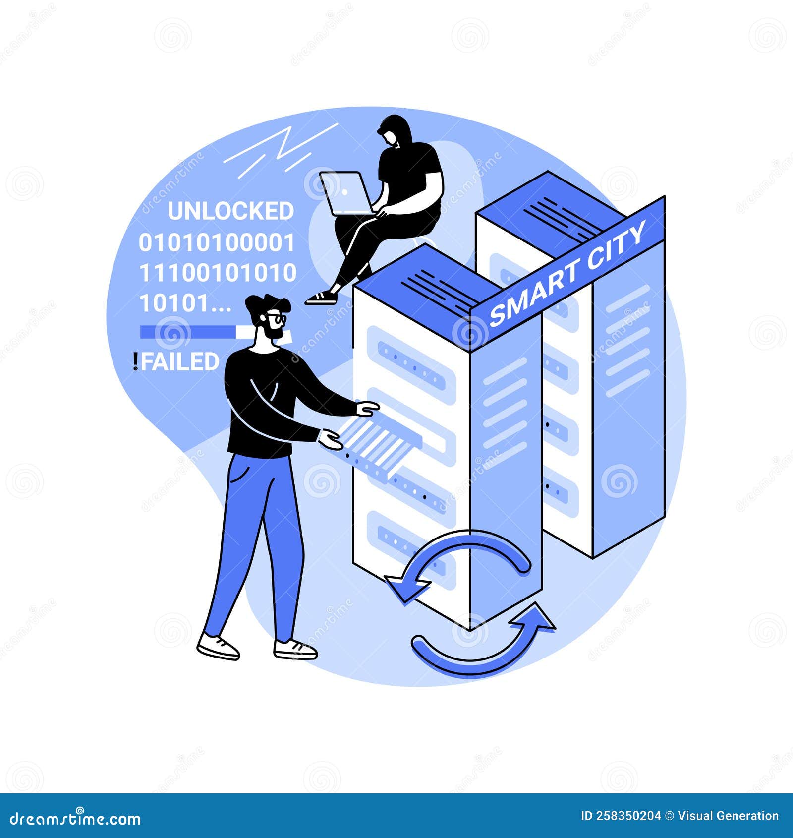 Key Management Isolated Cartoon Vector Illustrations. Stock Vector ...
