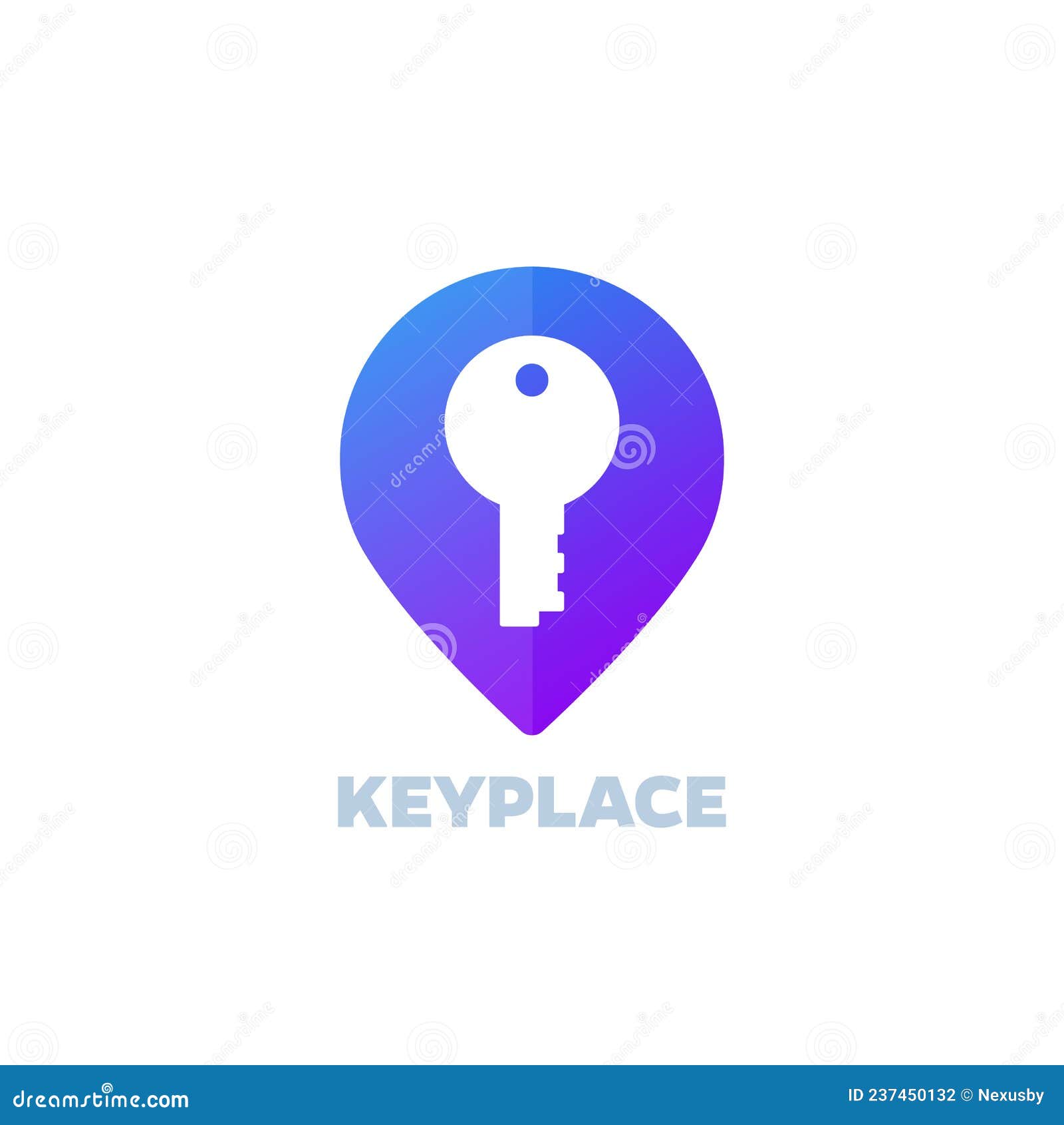 Key and marker logo design stock vector. Illustration of control ...