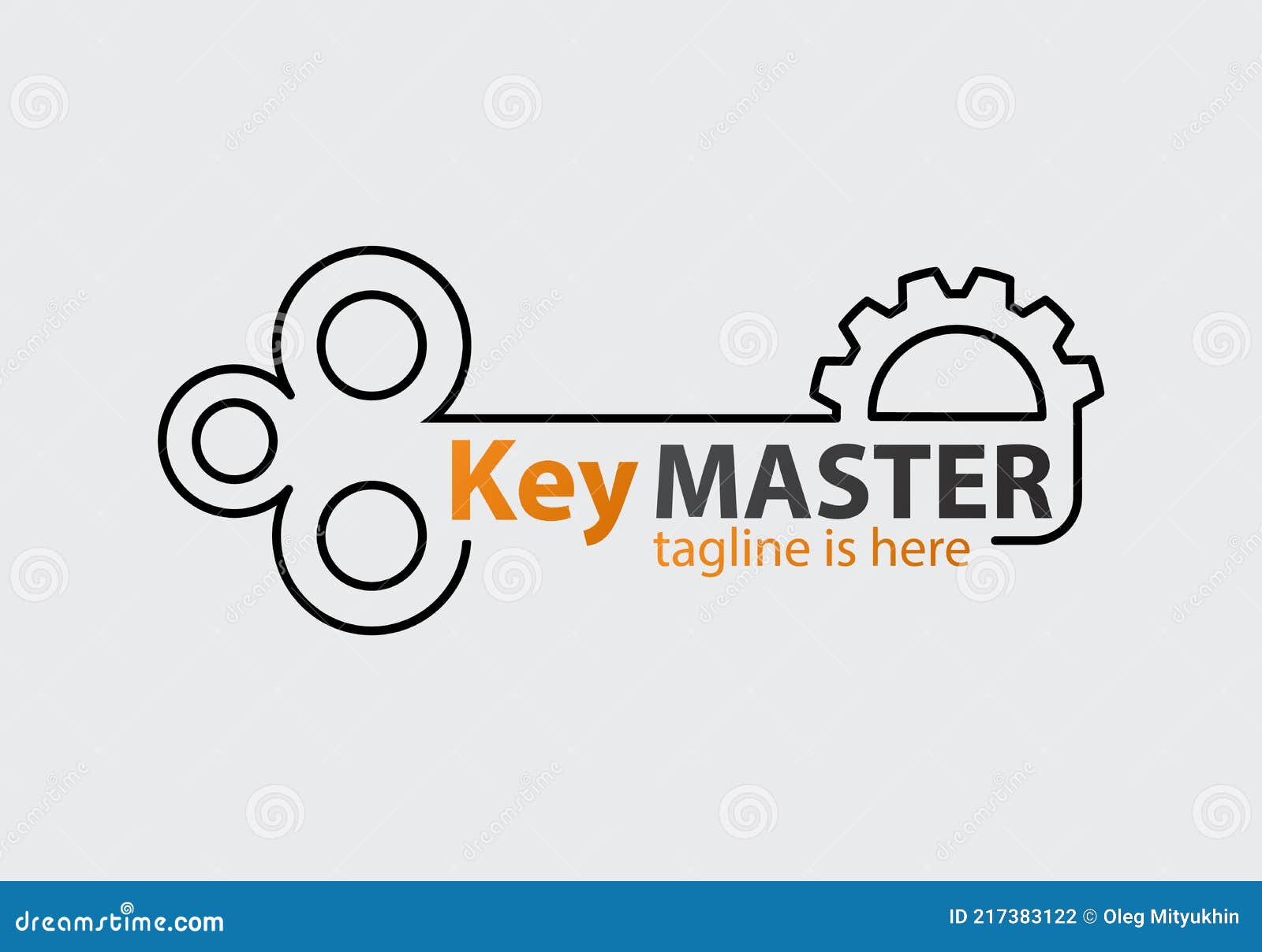 Key Master, Maker Concept Sign. Abstract Creative Key Duplication Logo ...