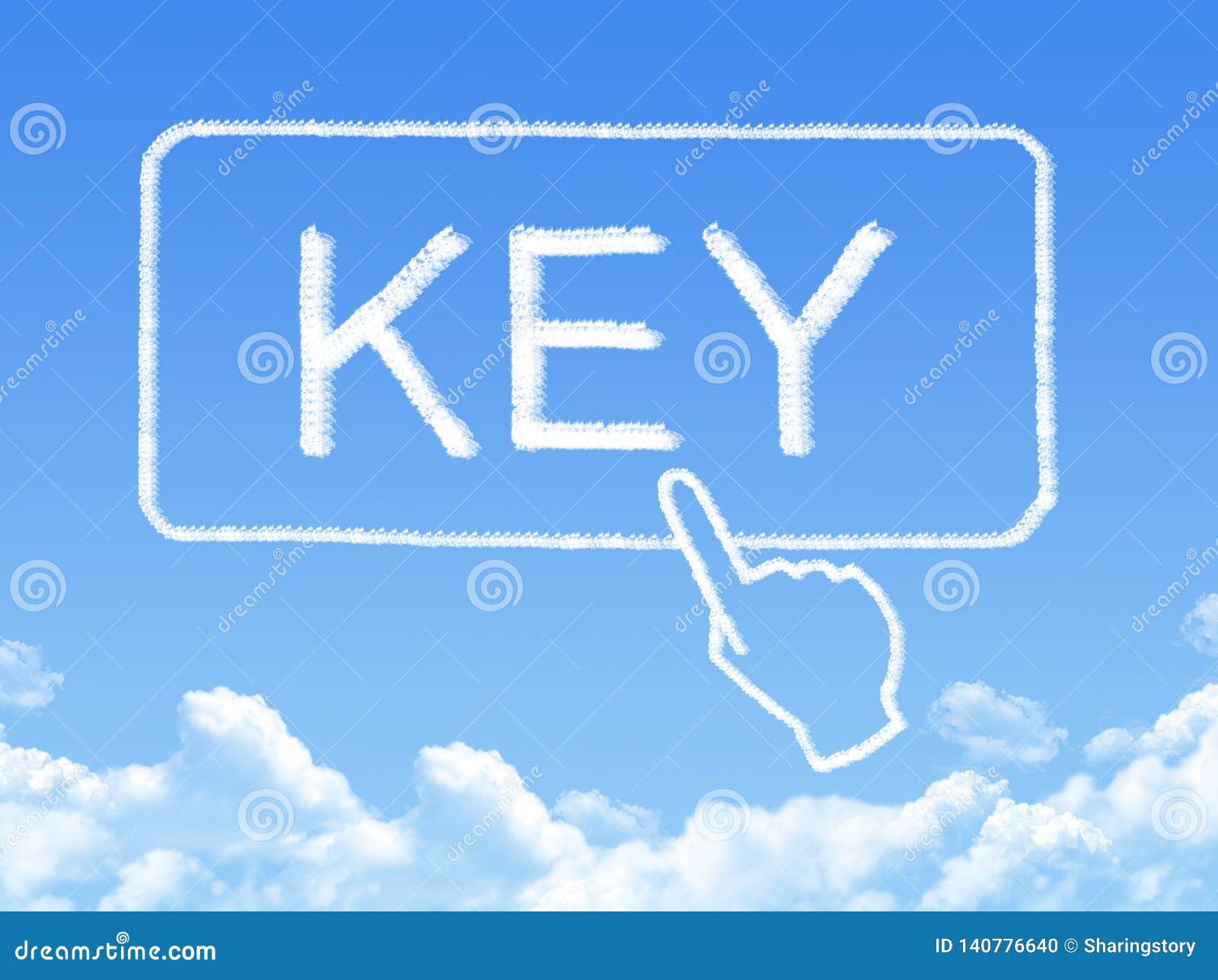 Key message cloud shape stock illustration. Illustration of consultant ...