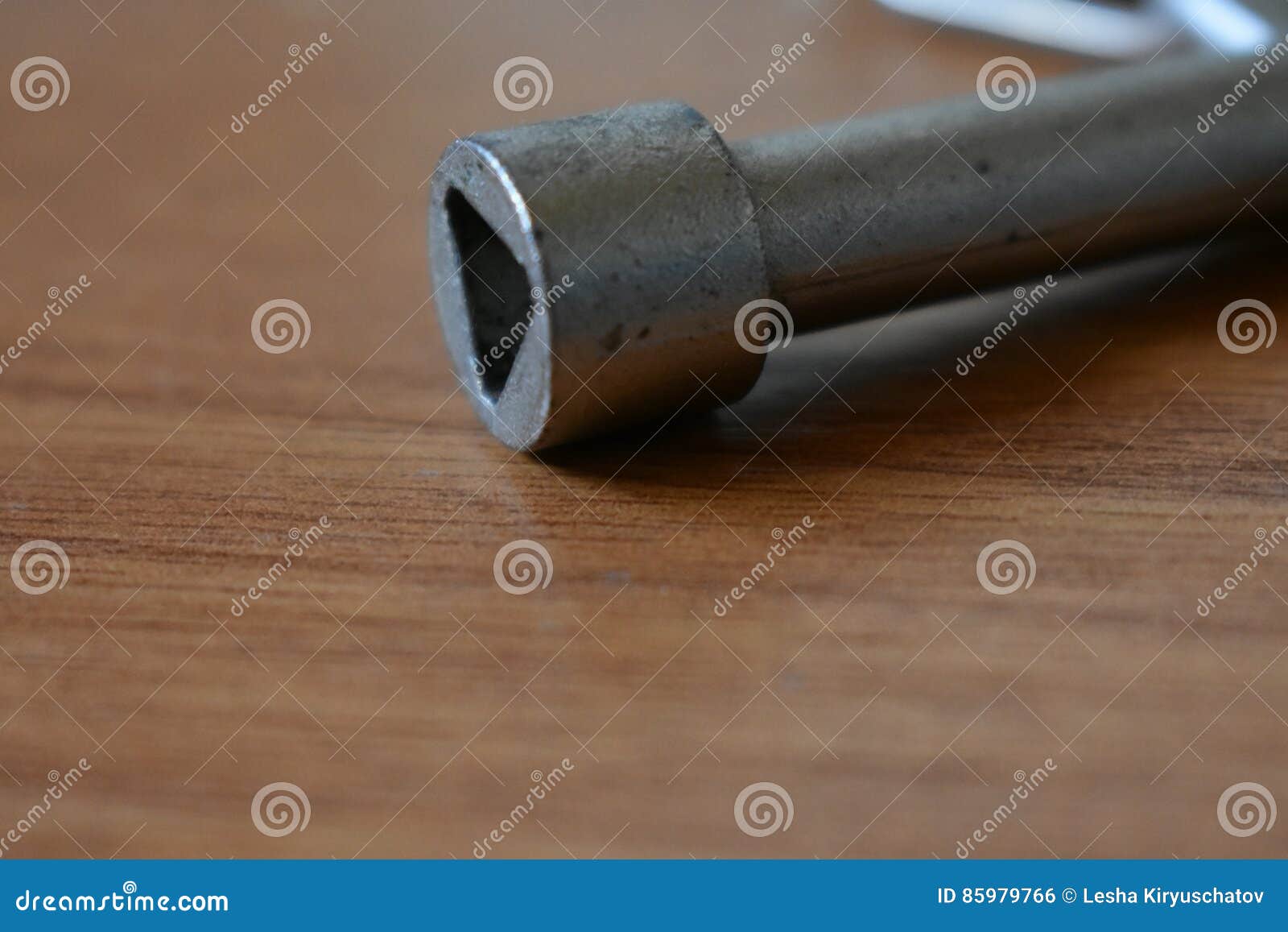 Key the Metal Triangle in the Circle Stock Photo - Image of background ...