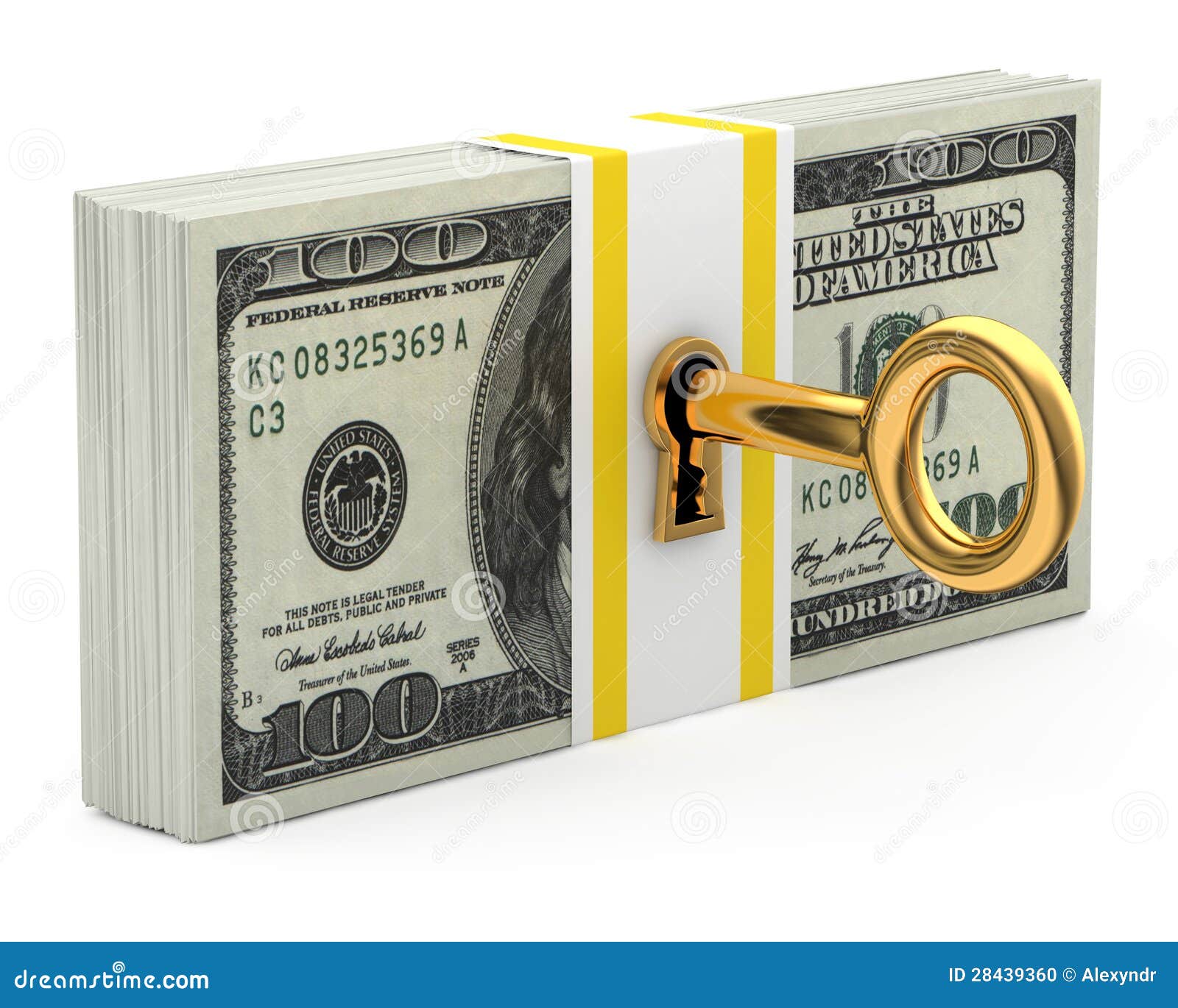Key and money stock illustration. Illustration of currency - 28439360