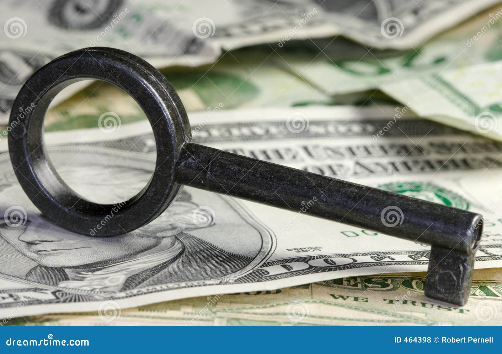 Key & Money stock photo. Image of door, success, dollars - 464398