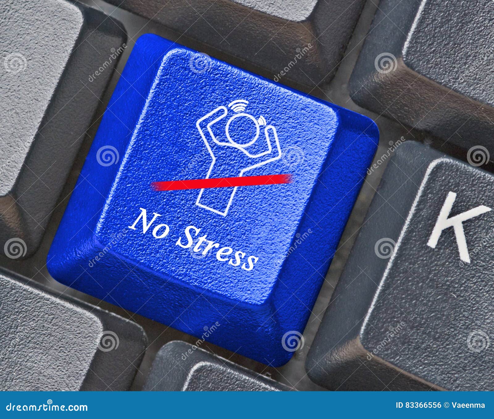 Key no stress stock photo. Image of symbol, prevention - 83366556