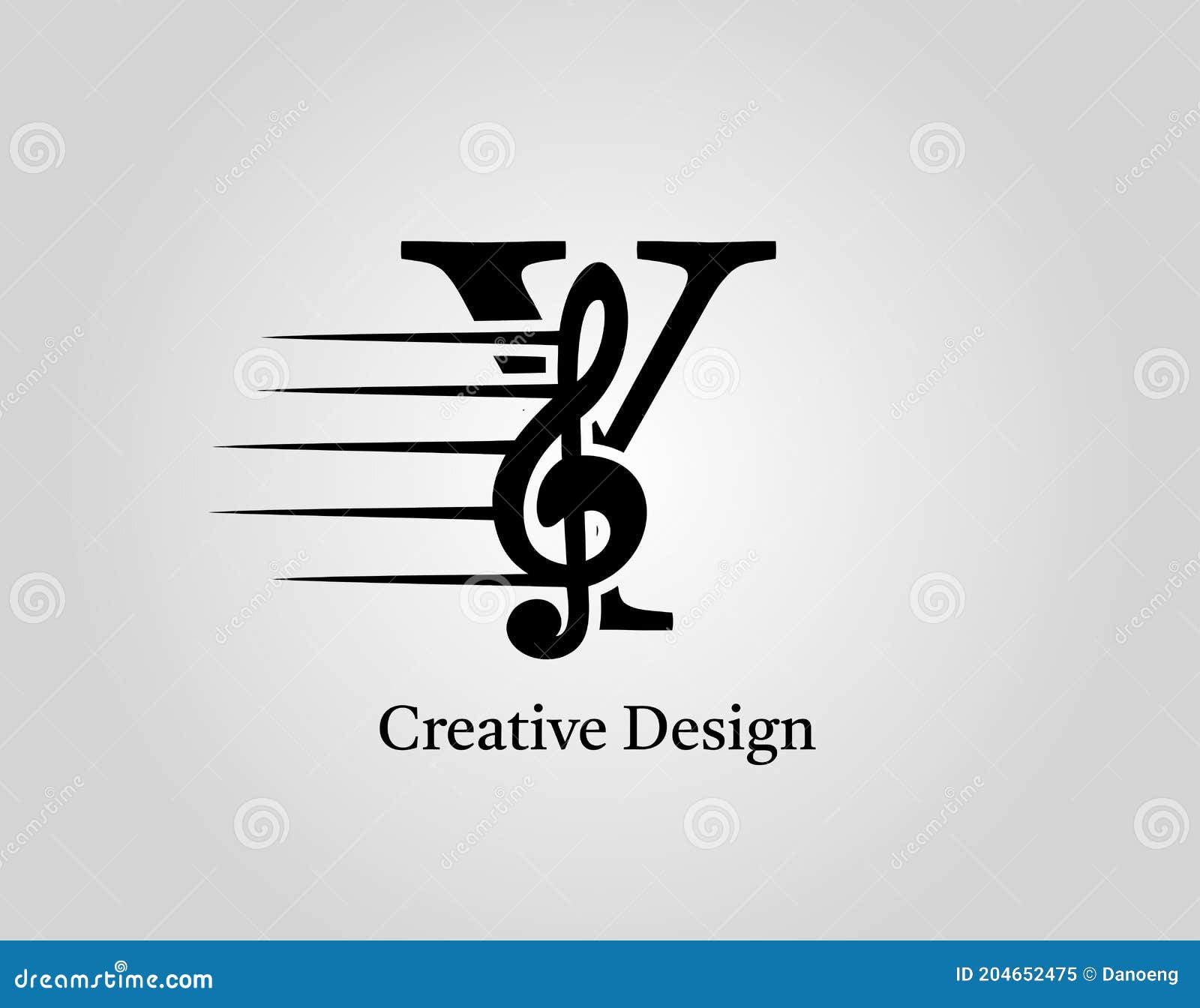 Key Note Y Letter Logo Vector. Music Note on Initial Y Design Stock ...