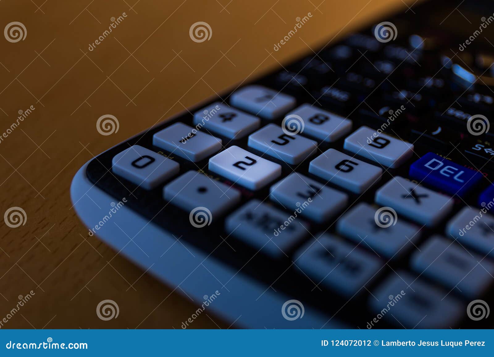 Key Number Three of the Keyboard of a Scientific Calculator Stock Photo ...