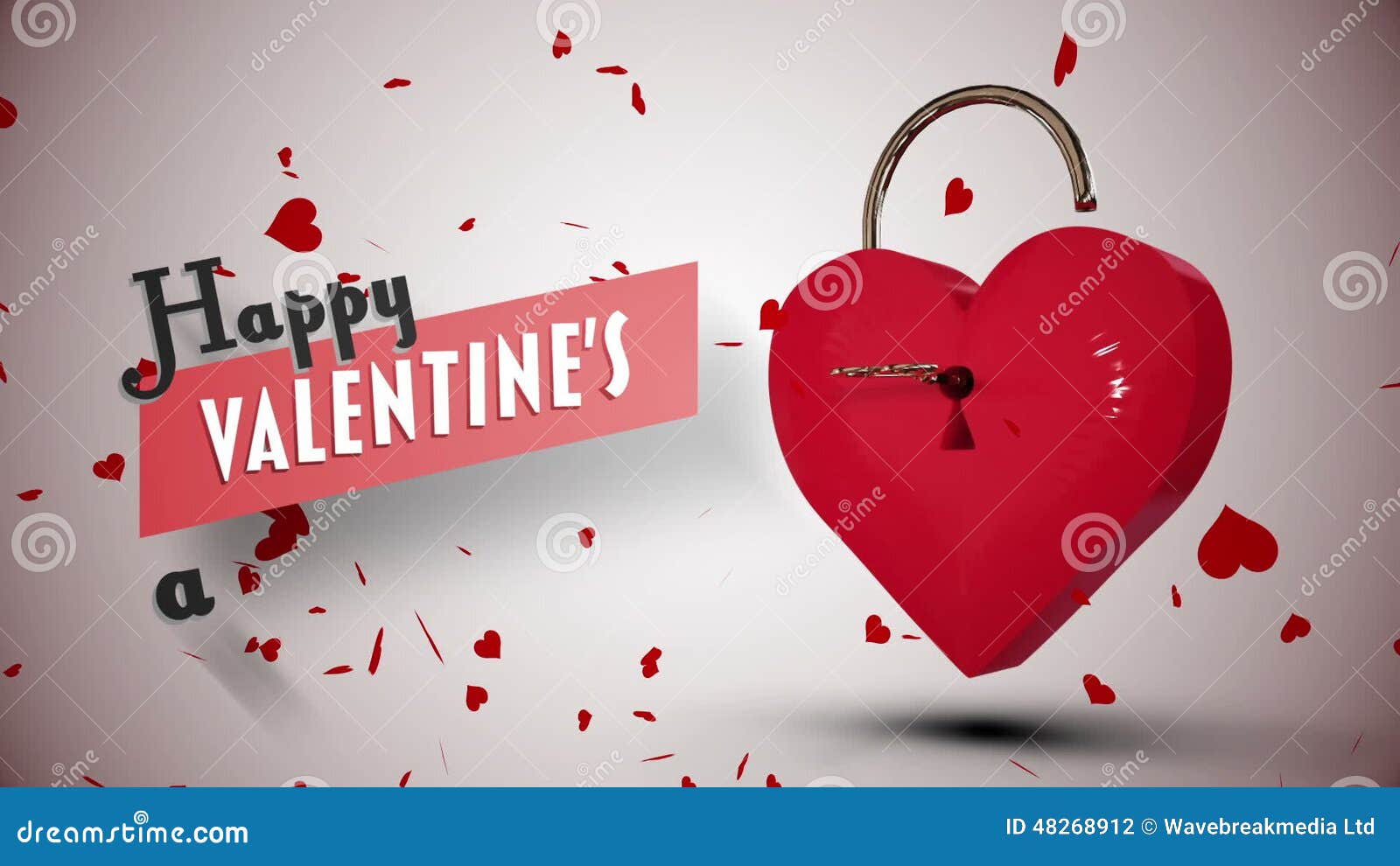 Key Opening a Heart Lock with Valentines Message Stock Footage - Video ...