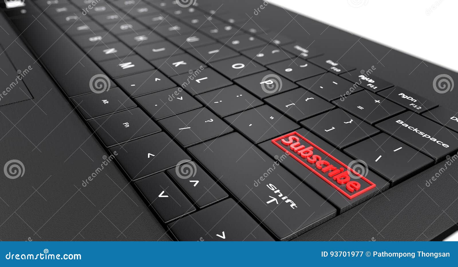 Key pad Subscribe. stock illustration. Illustration of language - 93701977