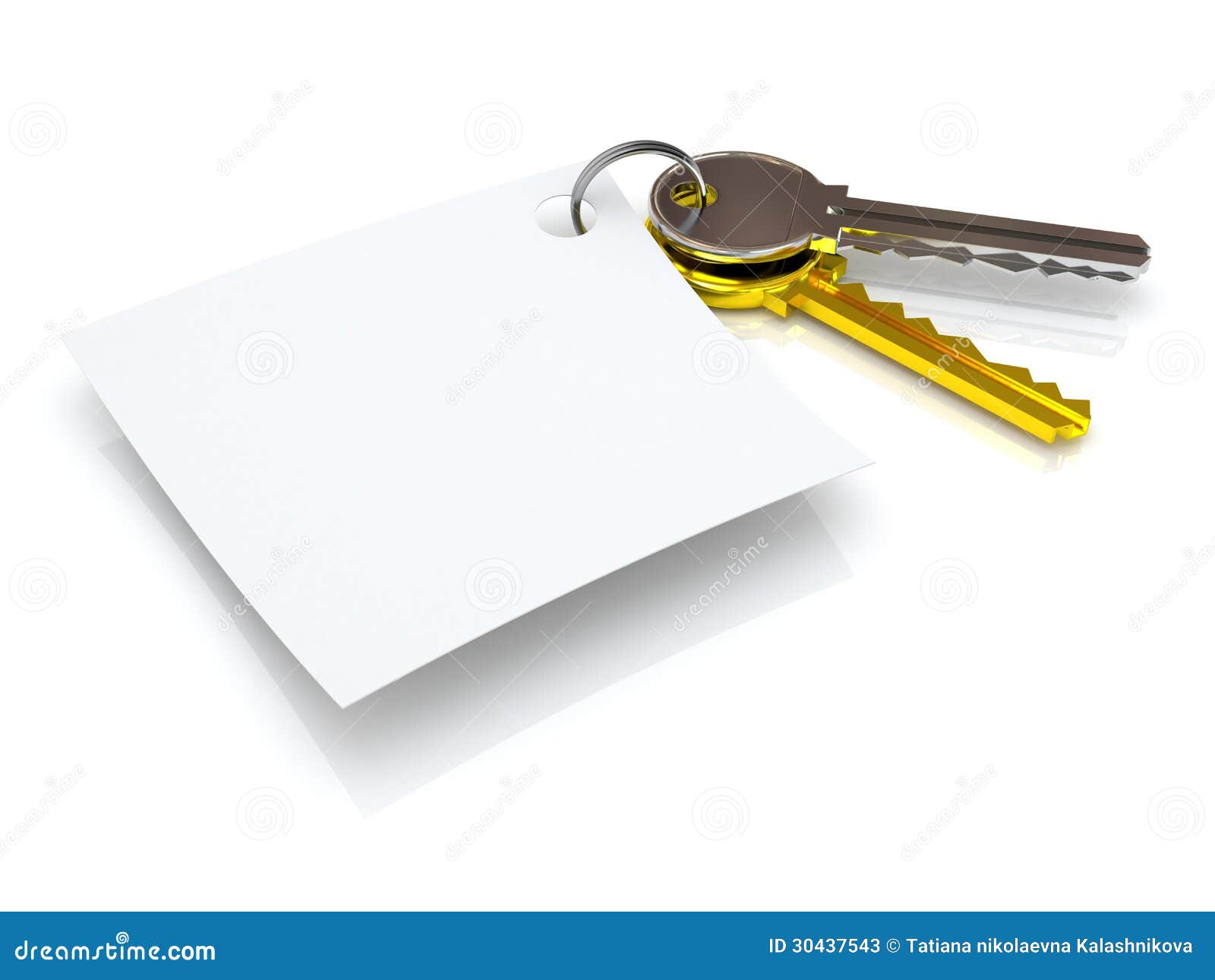 Key and paper stock illustration. Illustration of lockout - 30437543