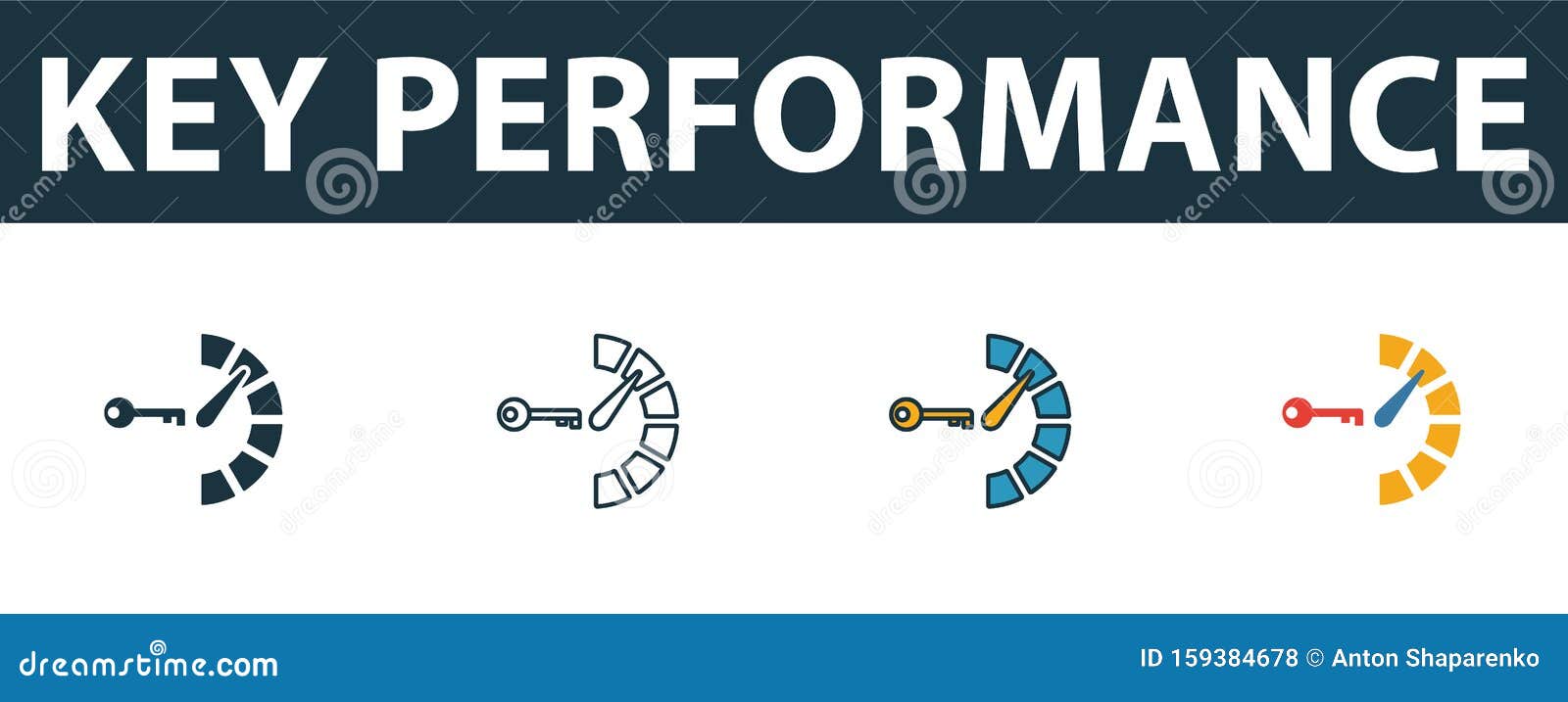 Key Performance Icon Set. Premium Symbol in Different Styles from ...