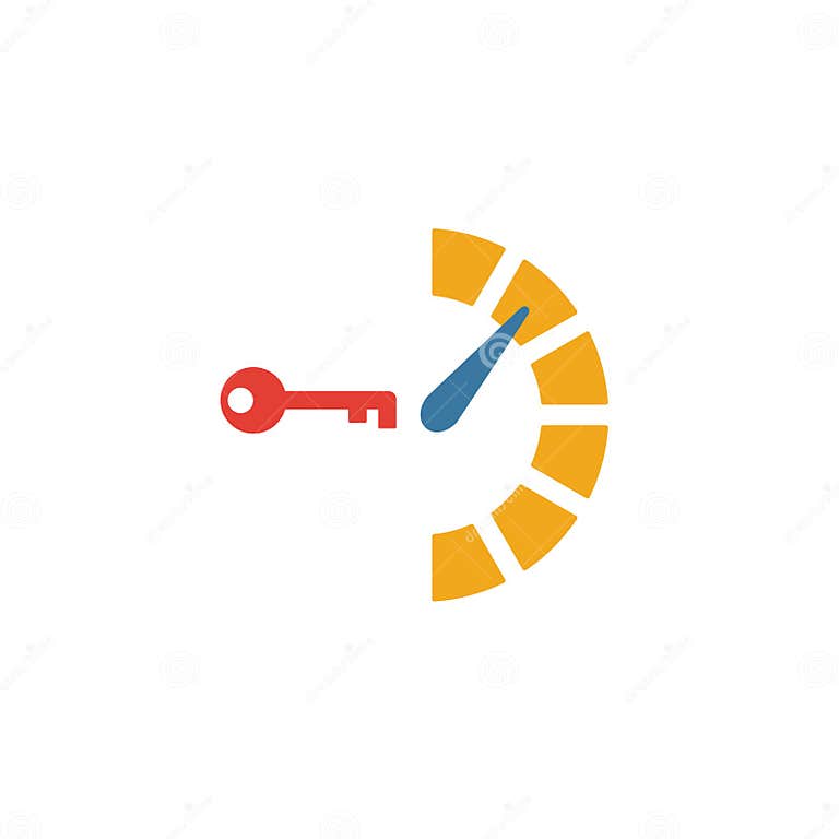 Key Performance Icon. Simple Flat Element from Customer Service ...