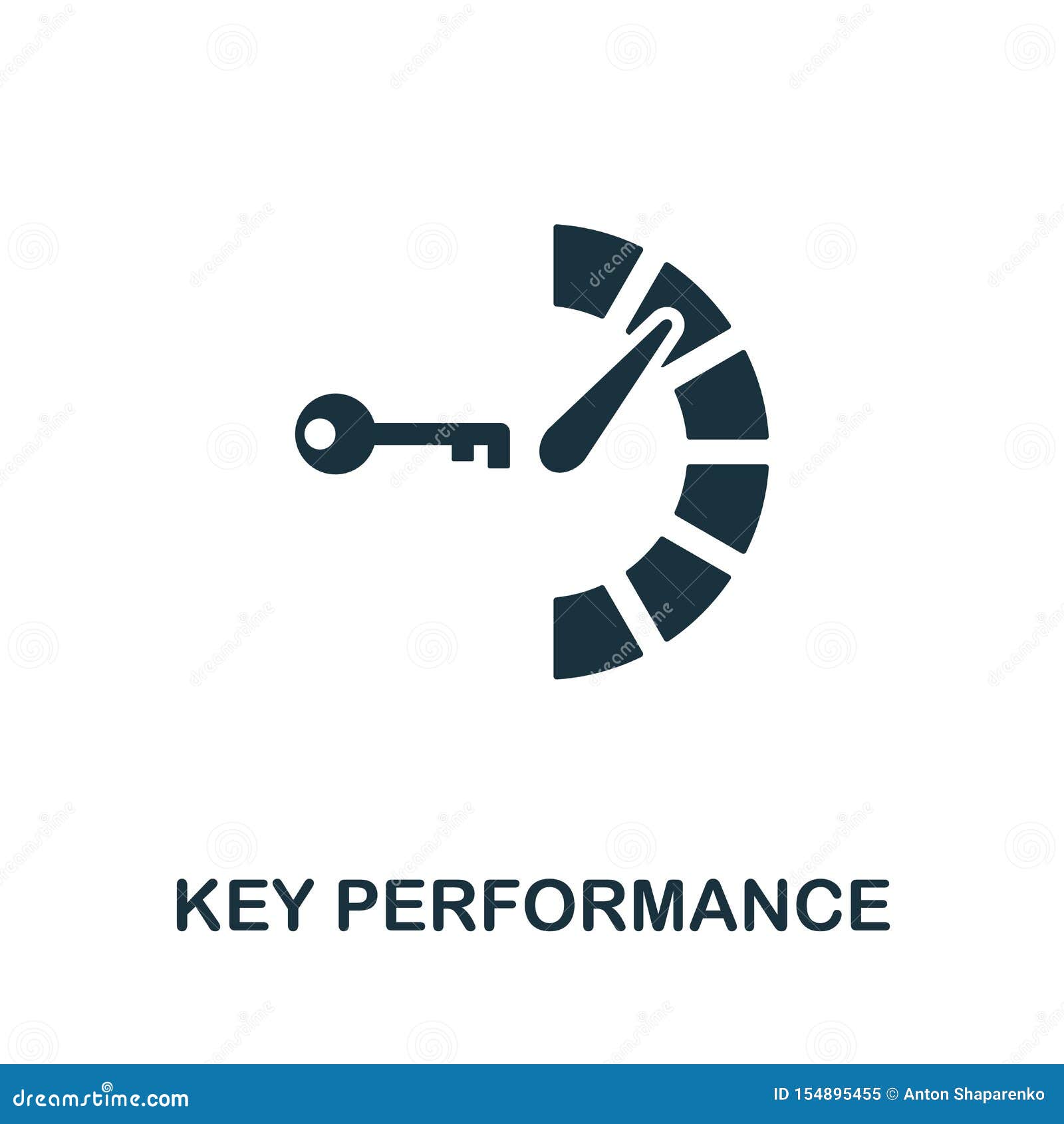 Key Performance Icon Symbol. Creative Sign from Icons Collection ...