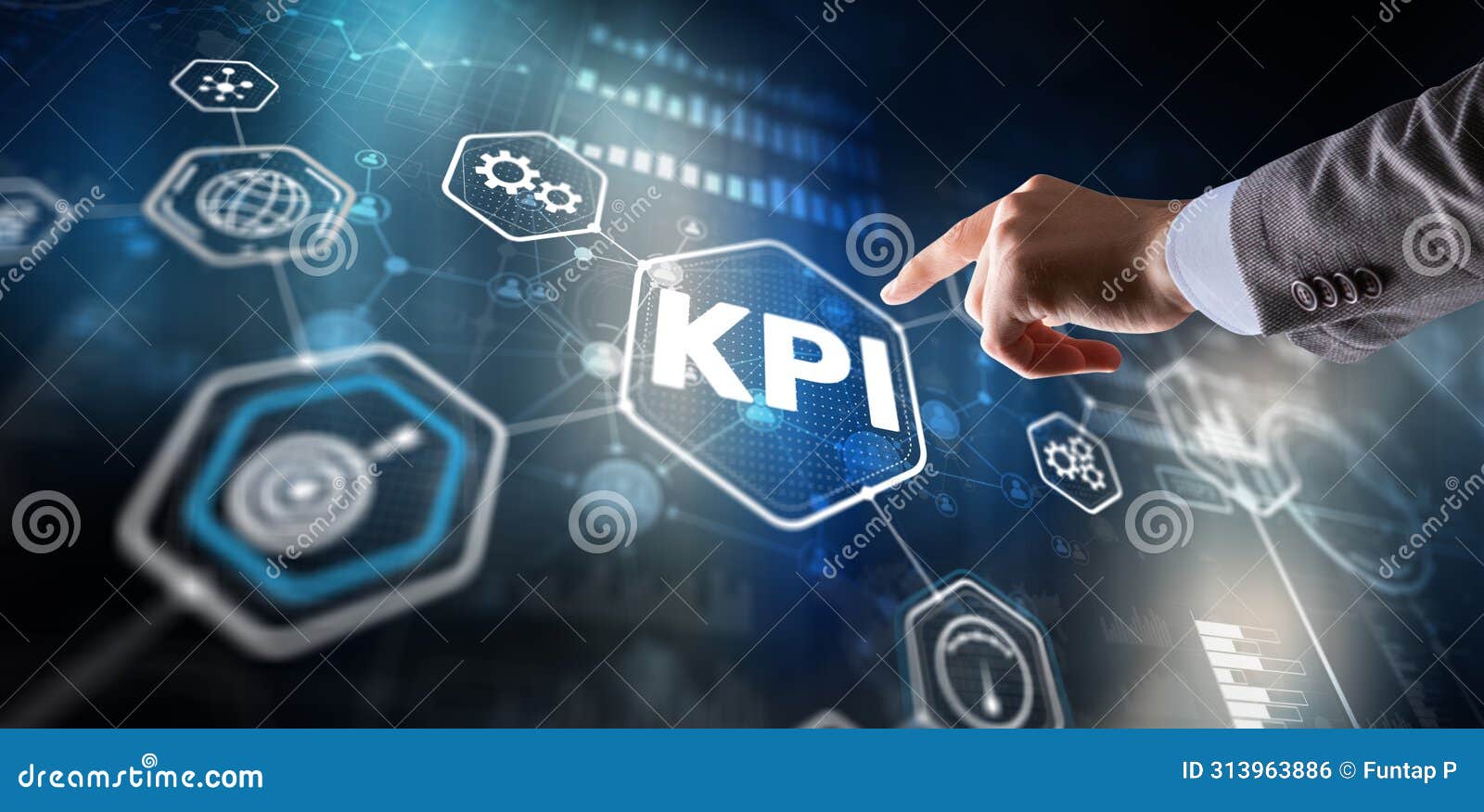 Key Performance Indicator. KPI Stock Photo - Image of implement ...