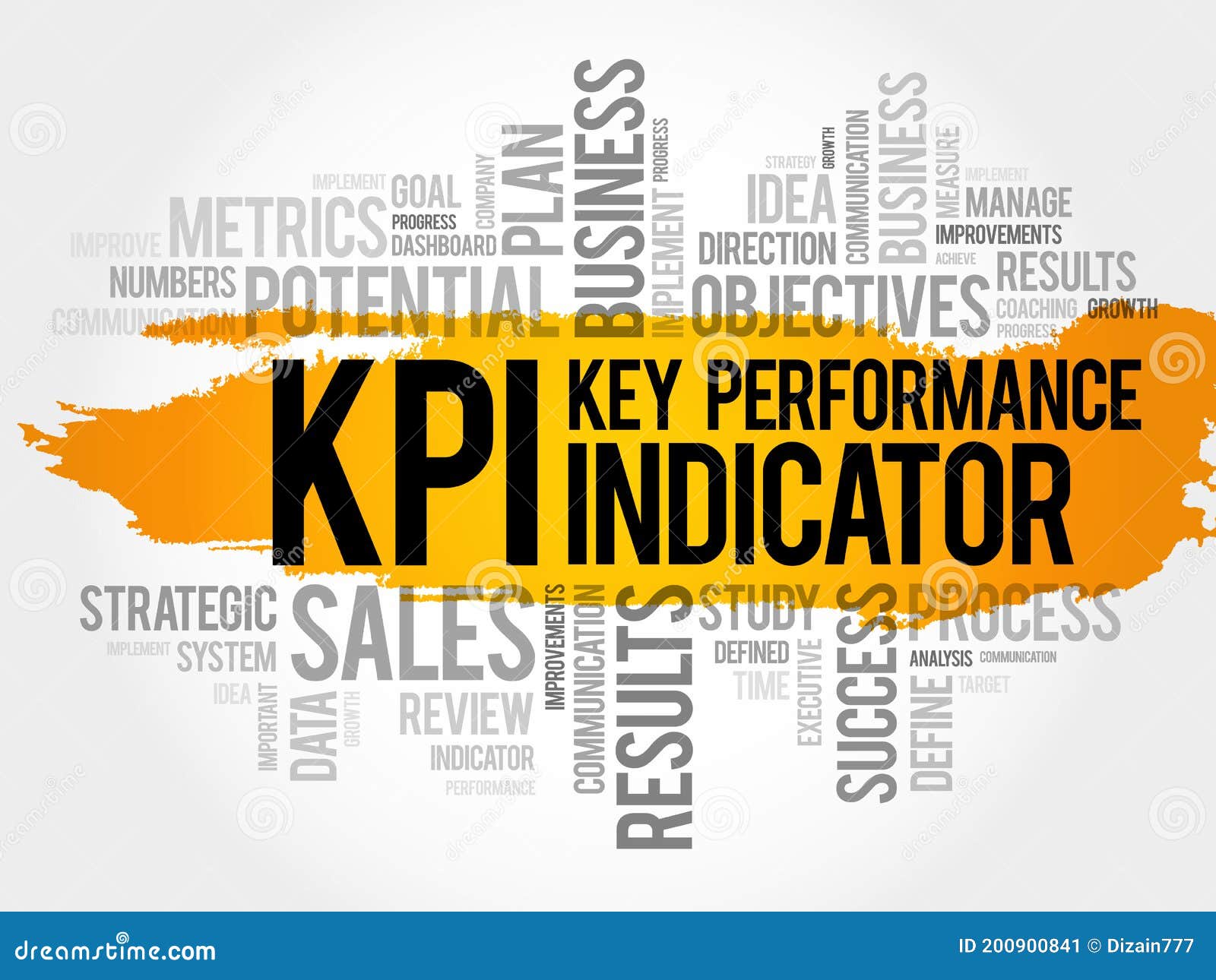 Key Performance Indicator stock illustration. Illustration of ...