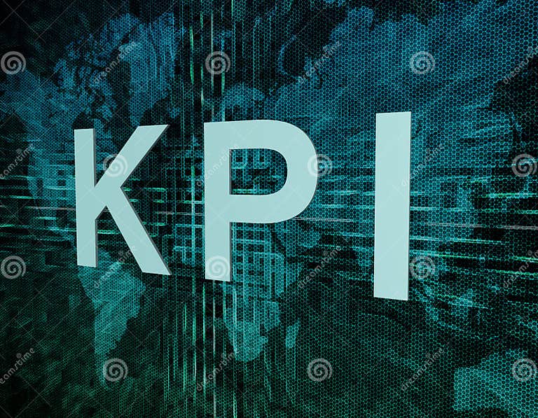 Key Performance Indicator stock illustration. Illustration of ...