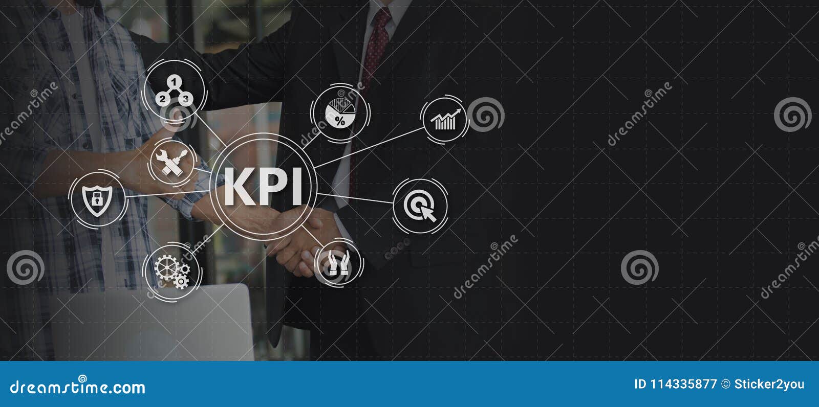 Key Performance Indicator KPI Using Business Background with I Stock ...