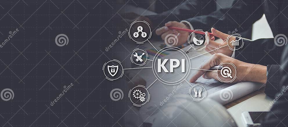 Key Performance Indicator KPI Using Business Background with I Stock ...