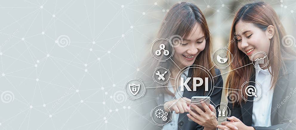Key Performance Indicator KPI Using Business Background with I Stock ...
