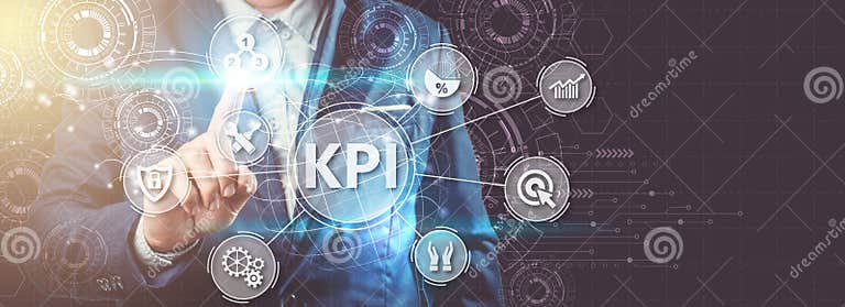 Key Performance Indicator KPI Using Business Background with I Stock ...