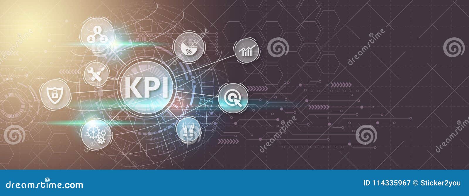 Key Performance Indicator KPI Using Business Background with I Stock ...