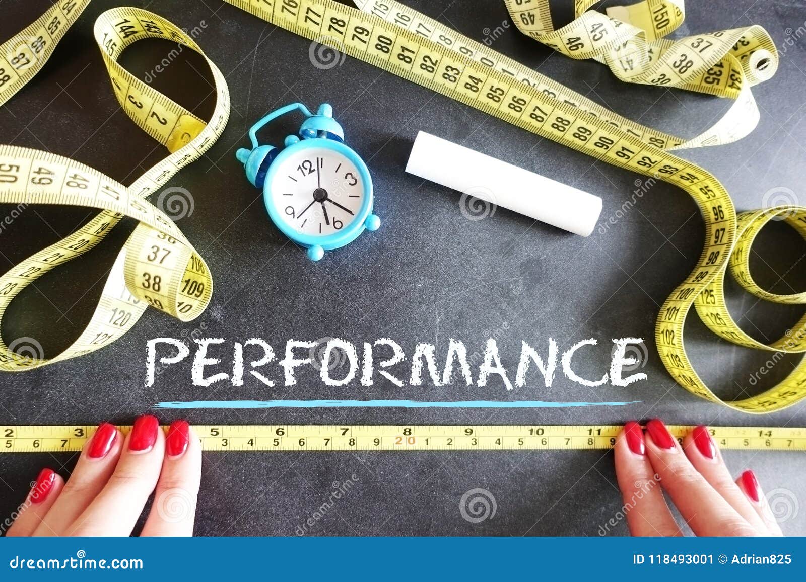 Key Performance Indicator or Measure Performance Concept with Ruler on ...