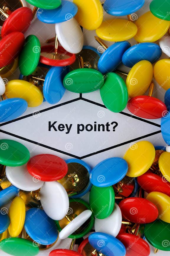 Key point stock photo. Image of important, colorful, meaning - 14181578