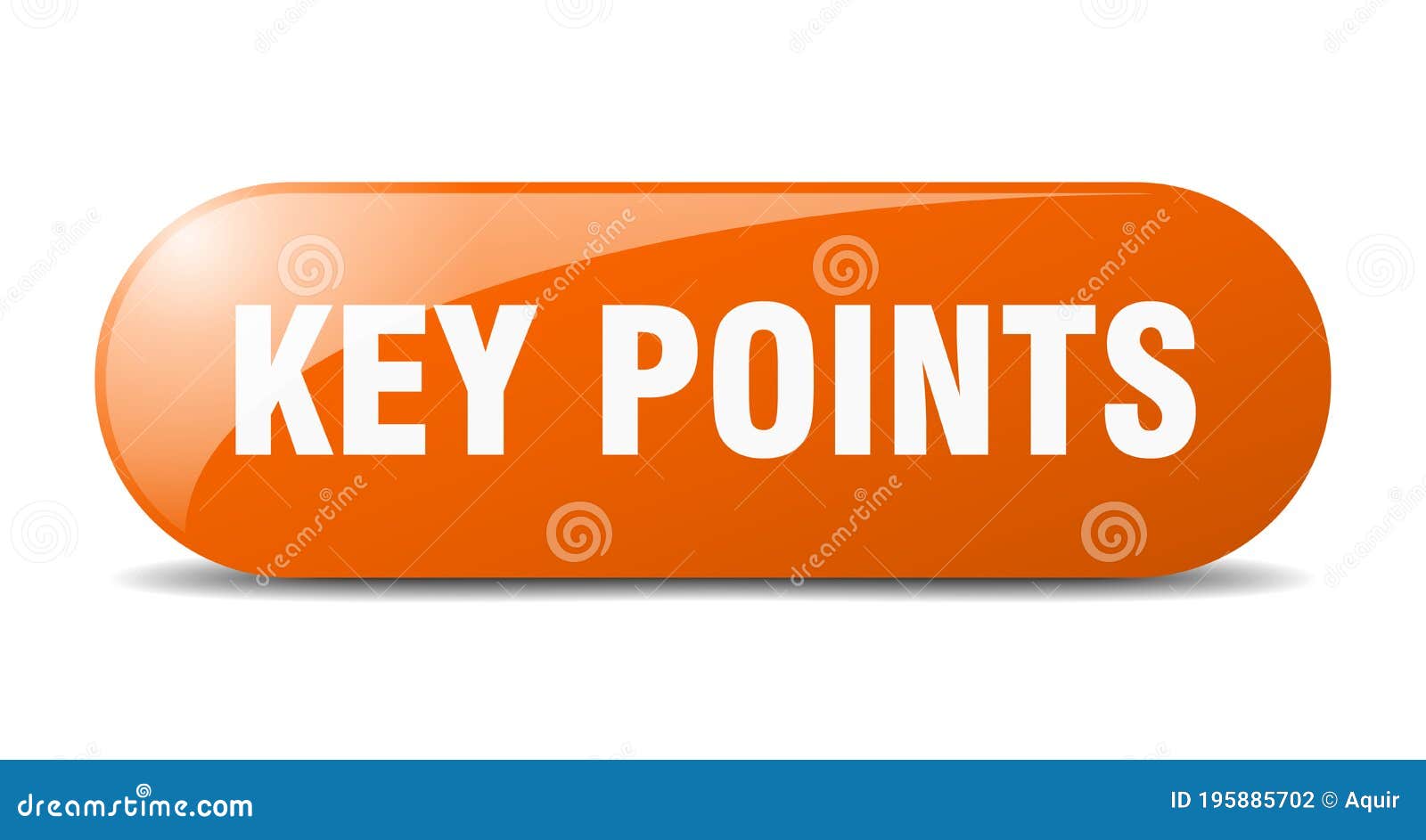 Key Points Button. Sticker. Banner. Rounded Glass Sign Stock Vector ...