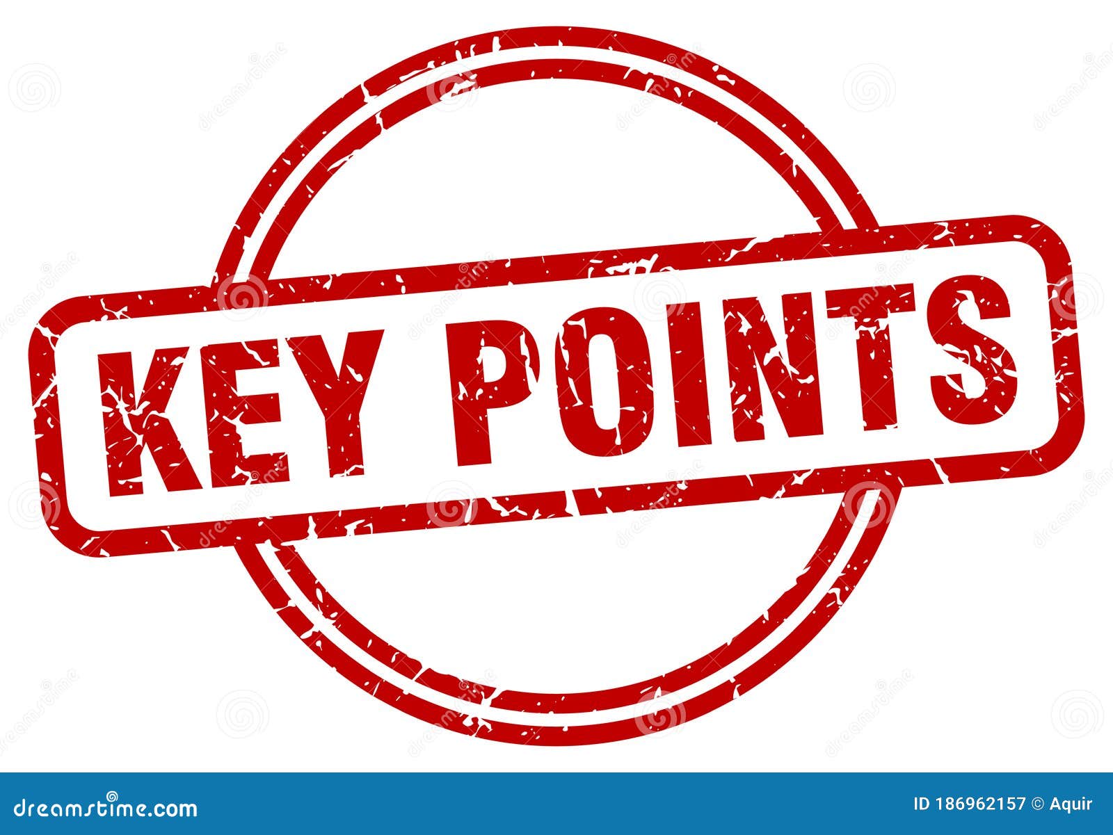 Key Points Stamp. Key Points Round Vintage Grunge Label Stock Vector ...