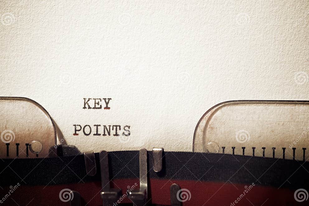 Key points text stock photo. Image of vintage, message - 211550294
