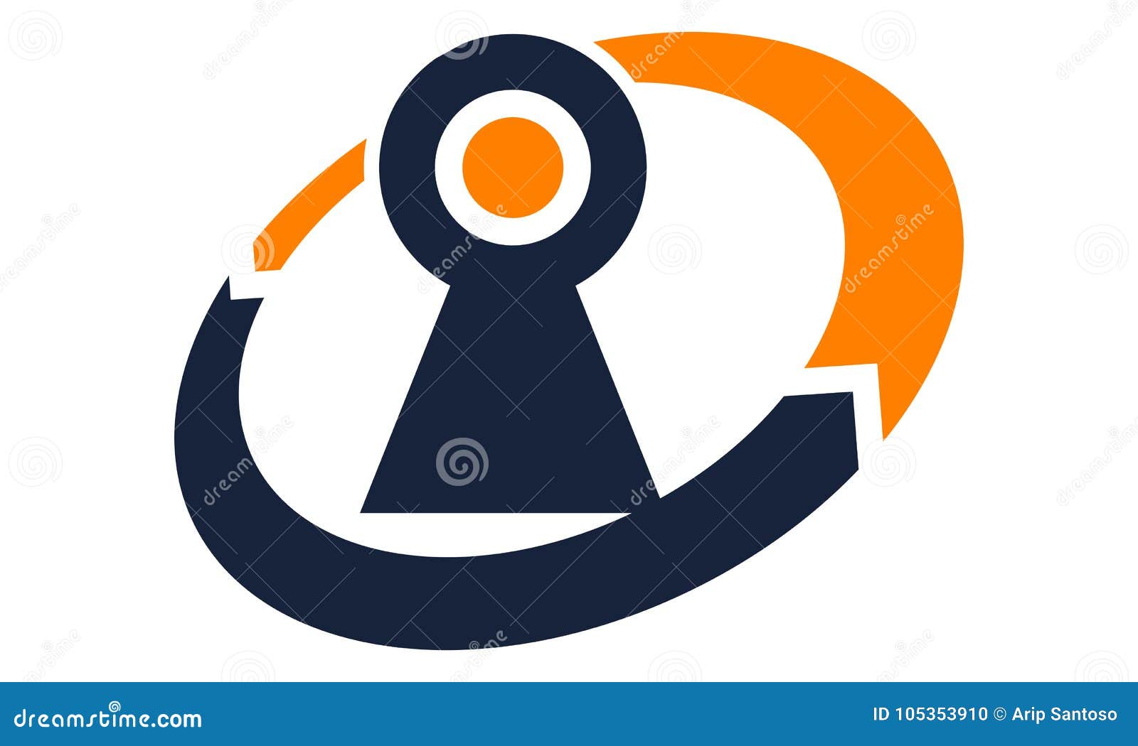 Key Protection Solution stock vector. Illustration of computer - 105353910