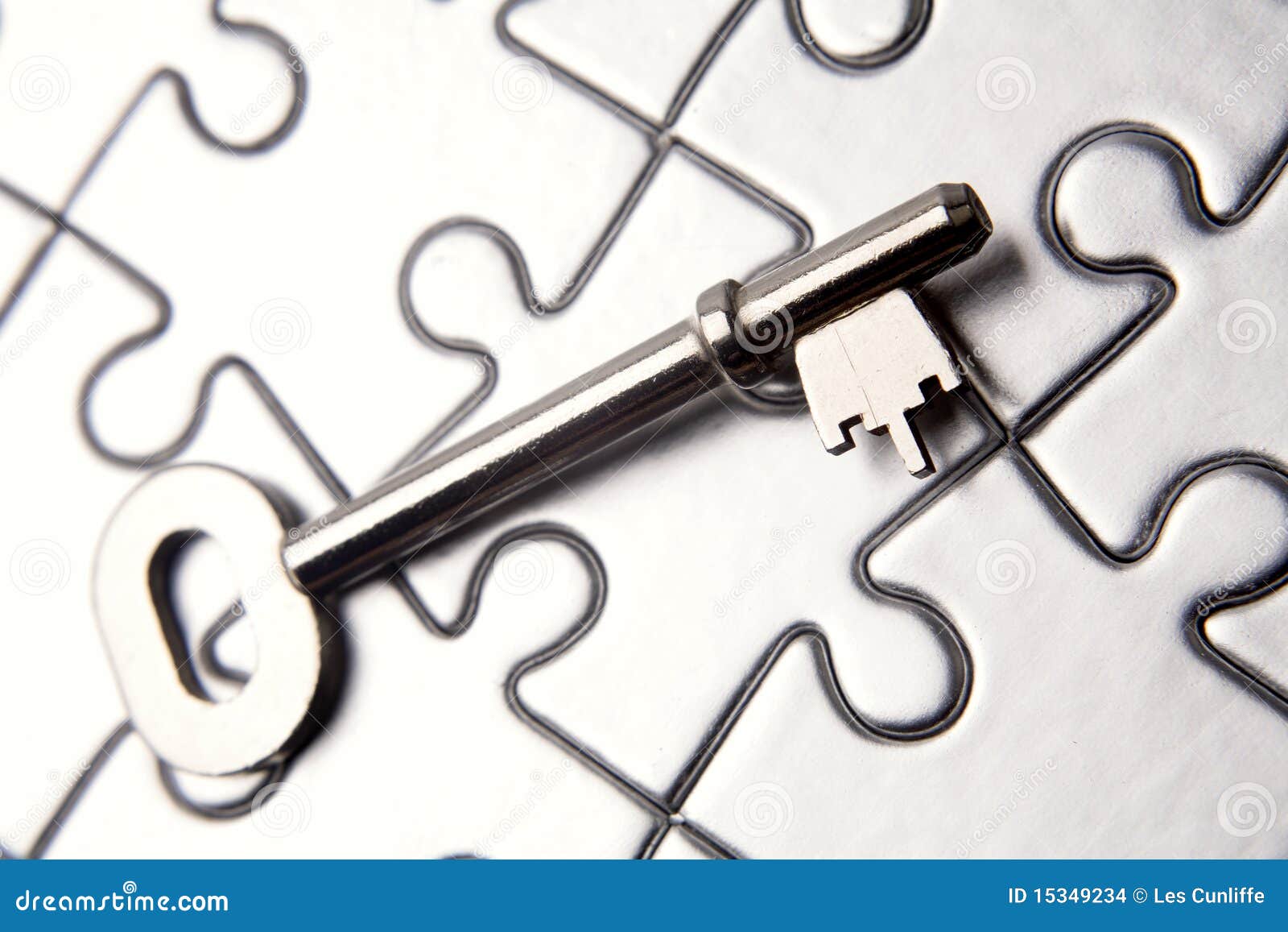 Key on puzzle stock photo. Image of estate, real, problems - 15349234