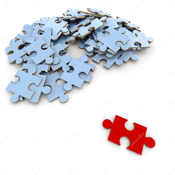 Key puzzle piece stock illustration. Illustration of crowd - 61847152