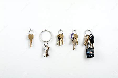 Key Rack stock image. Image of household, rack, auto, nails - 1222511