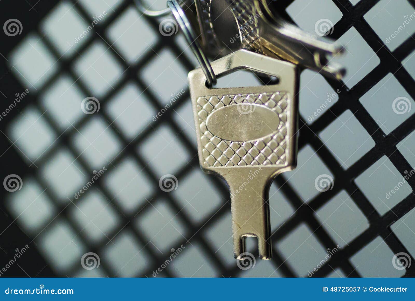 Key Rack on steel plate stock image. Image of people - 48725057