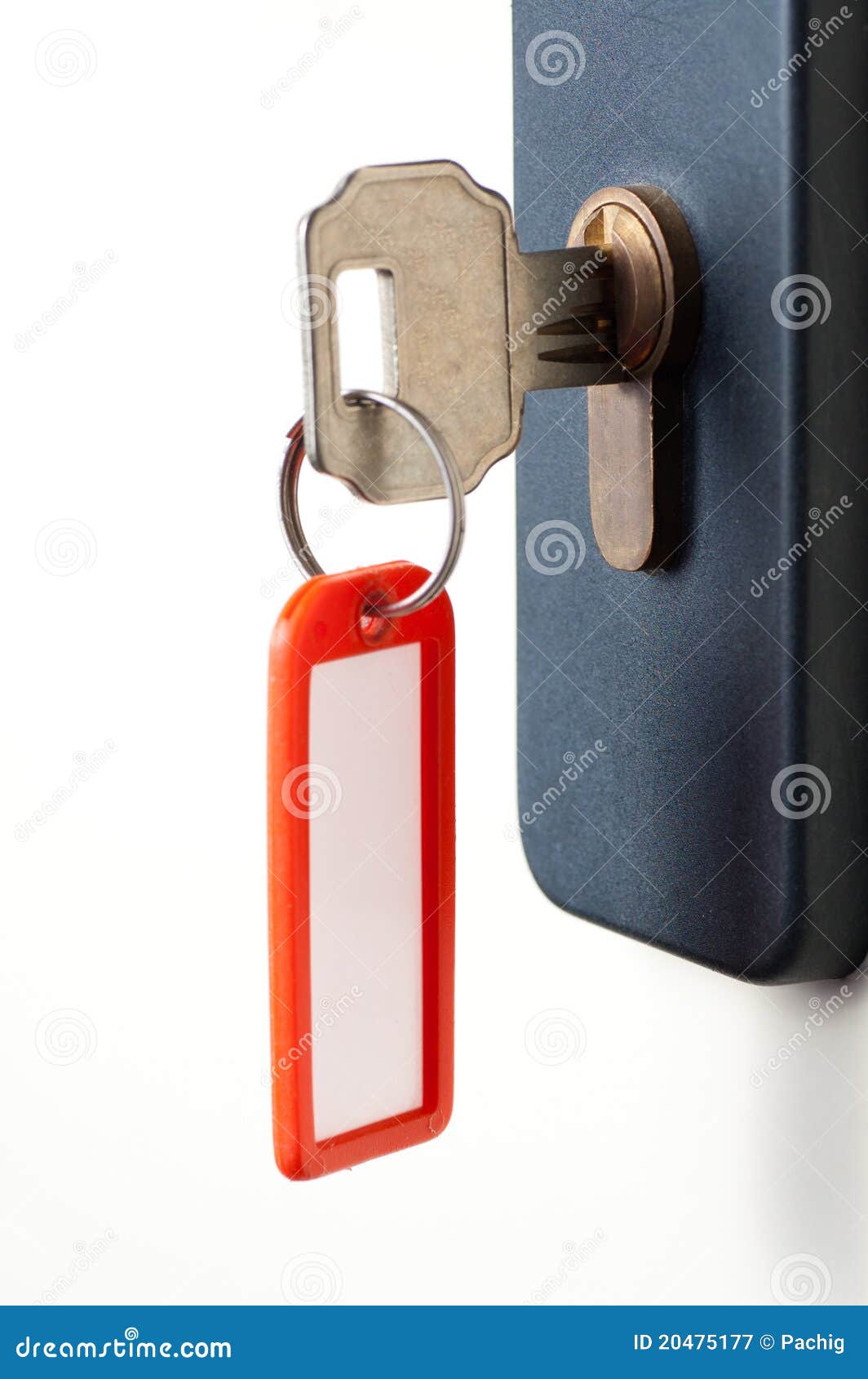 Key with red tag stock image. Image of message, enter - 20475177