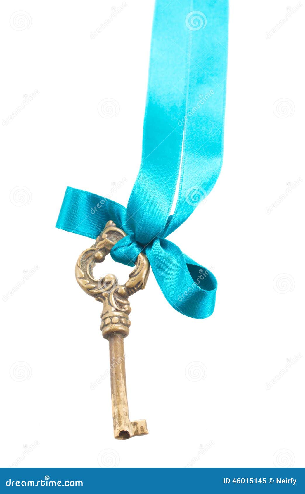 Key on ribbon stock image. Image of lock, house, ribbon - 46015145