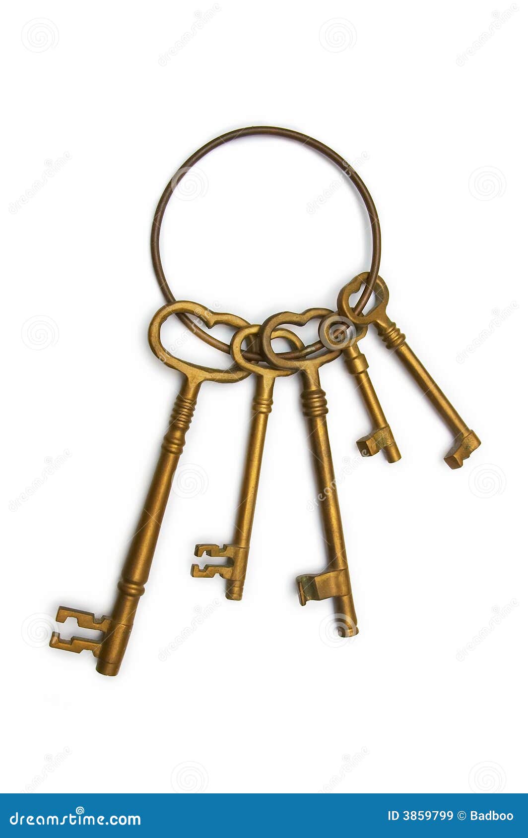 Key ring stock image. Image of objects, private, locksmith - 3859799